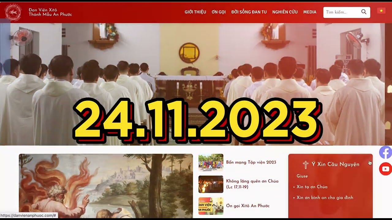 Giới thiệu Website chính thức của Đan viện Xitô Thánh Mẫu An Phước